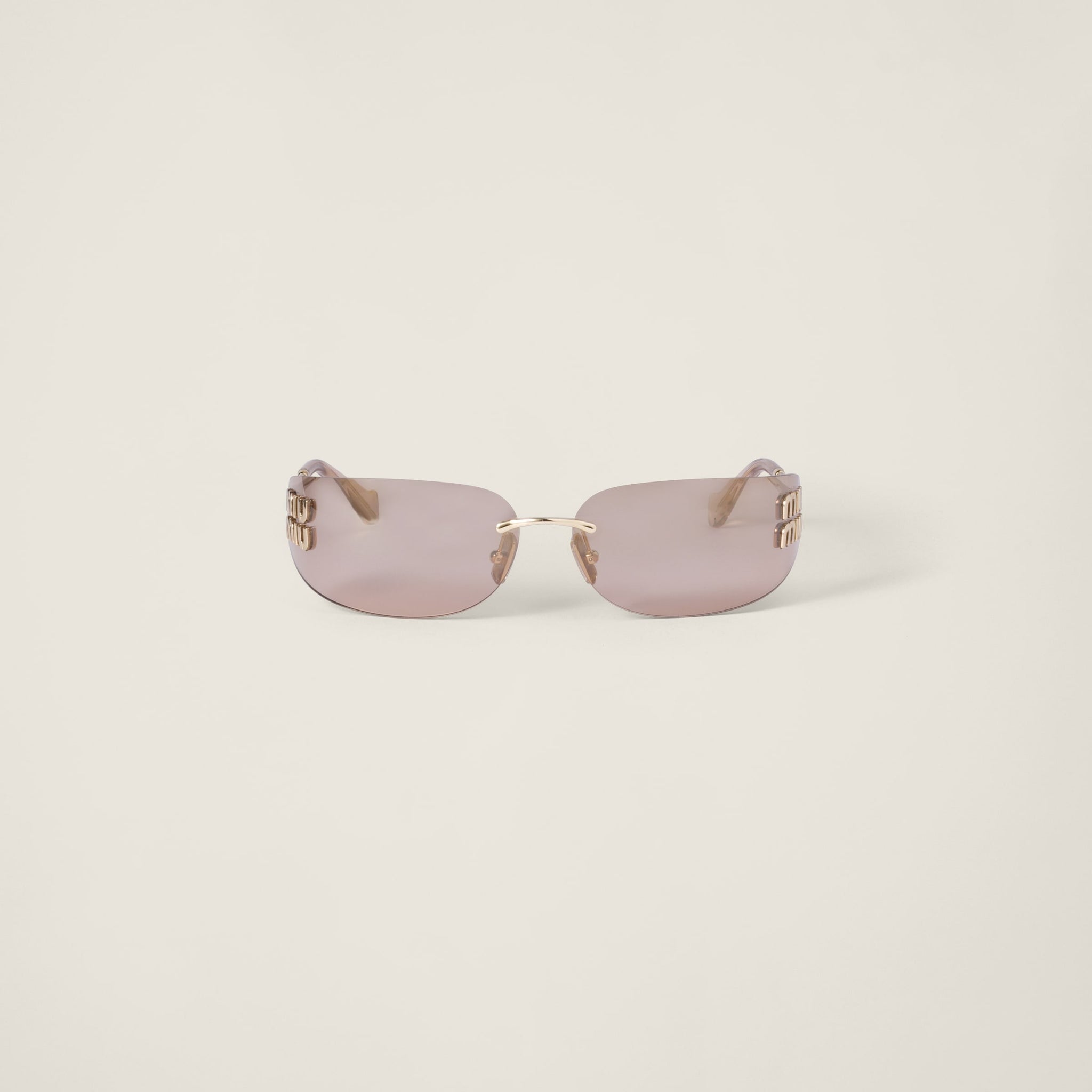 Miu Miu Logo sunglasses Bronze lenses